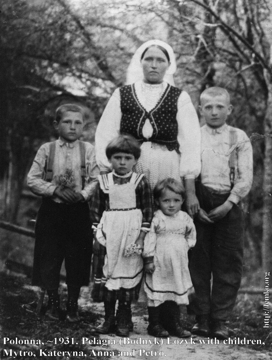 The Lozyk family from Polonna